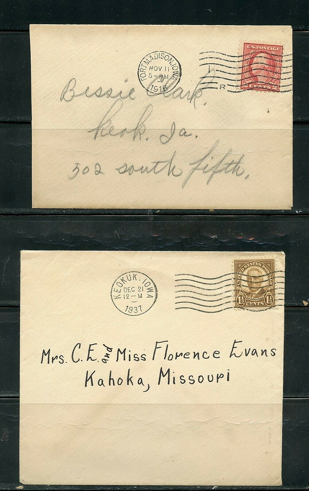 US Postal History of the State of Iowa LOT of 24 Covers 1894-1973 as ...