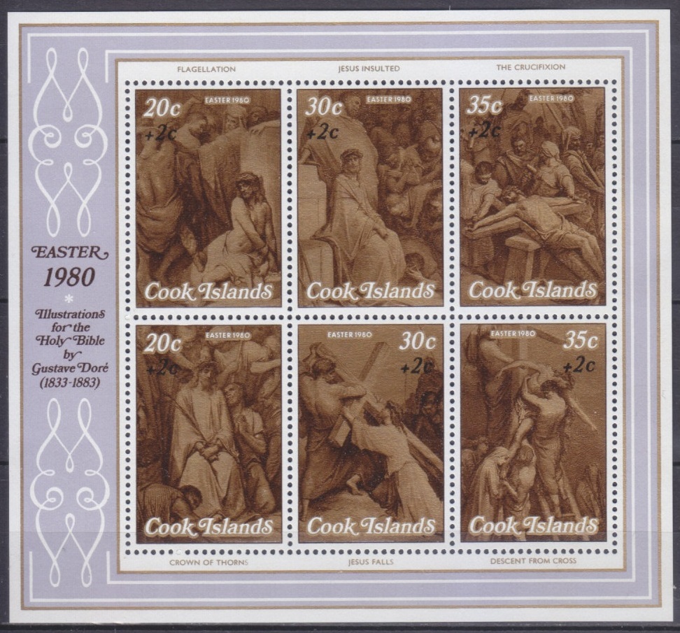1980 Cook Islands 651-656/B93 Artists / G, Dore | Australia & Oceania ...