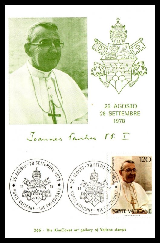 Vatican City 641-644 Set of Four Maxi Cards U/A FDC | Europe - Vatican ...