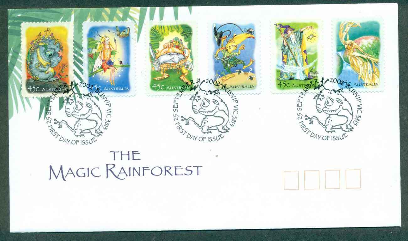 Australia 2002 Magic Rainforest P&S FDC lot49041 | Australia & Oceania ...