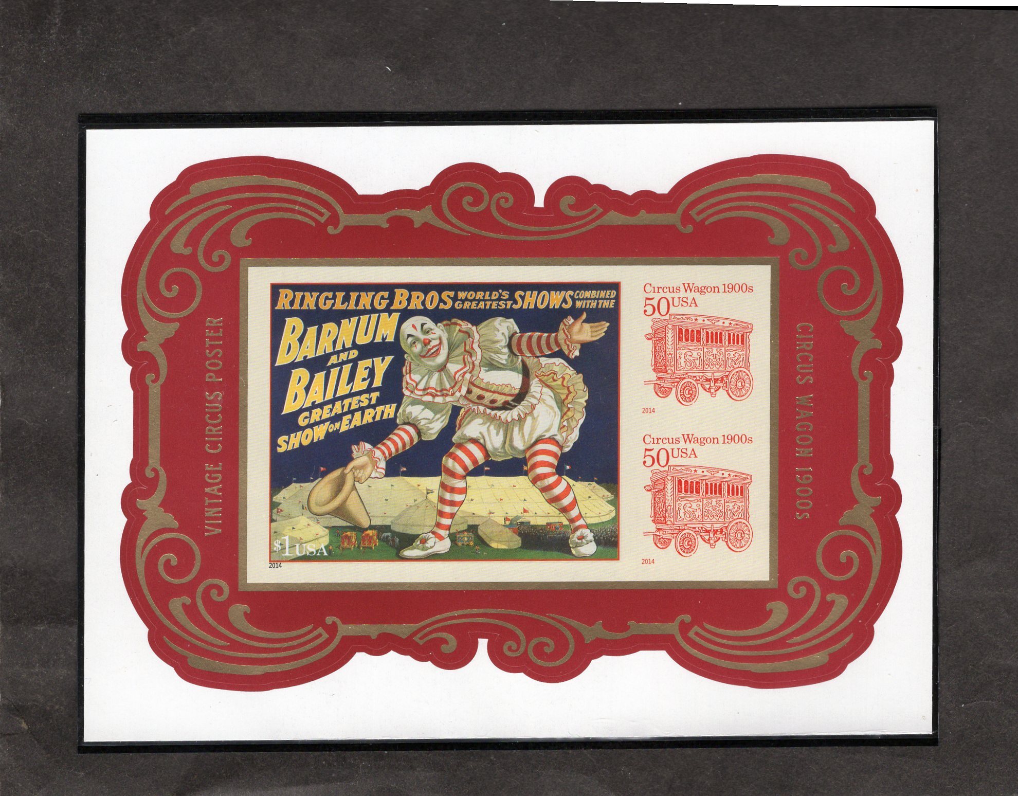 4905c Circus Poster, MNH w/3 stamps | United States, General Issue ...