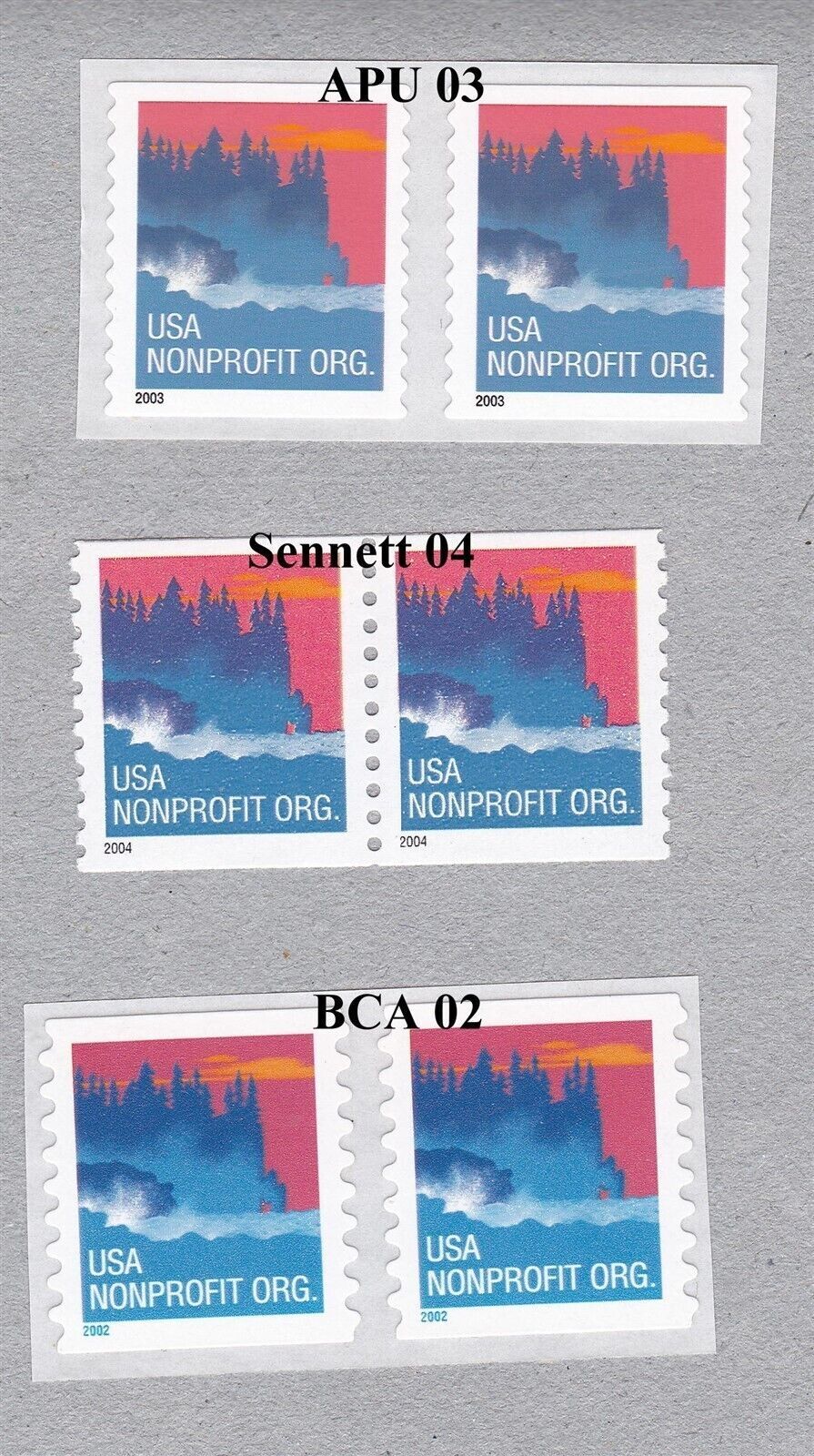 Pairs 5c US #3693, #3775, 3864, 4348, 3785, 3785a, 3874, 3874a , 3875 ...