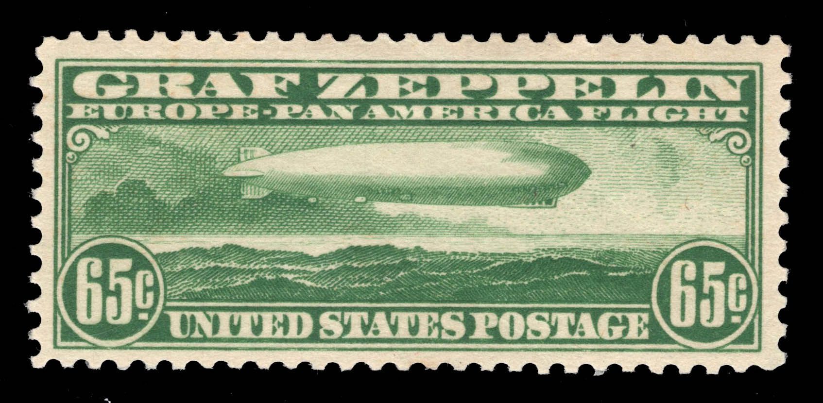 US Stamps # C13 Graf Zeppelin Mint OG LH VF LOT #9387 | United States ...