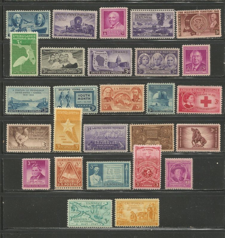 United States Postal Stamps #947/997 range from/to | United States ...