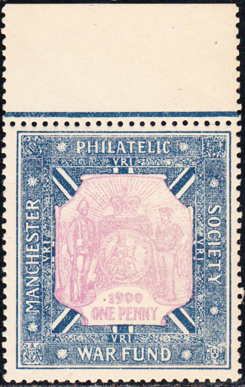 Manchester Philatelic Society War Fund 1900 MNH | Great Britain, Stamp ...