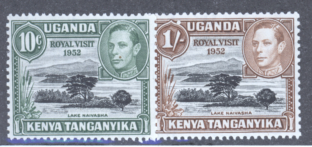 Kenya Uganda Tanganikya, Scott #98-99, MH, complete set | Africa ...