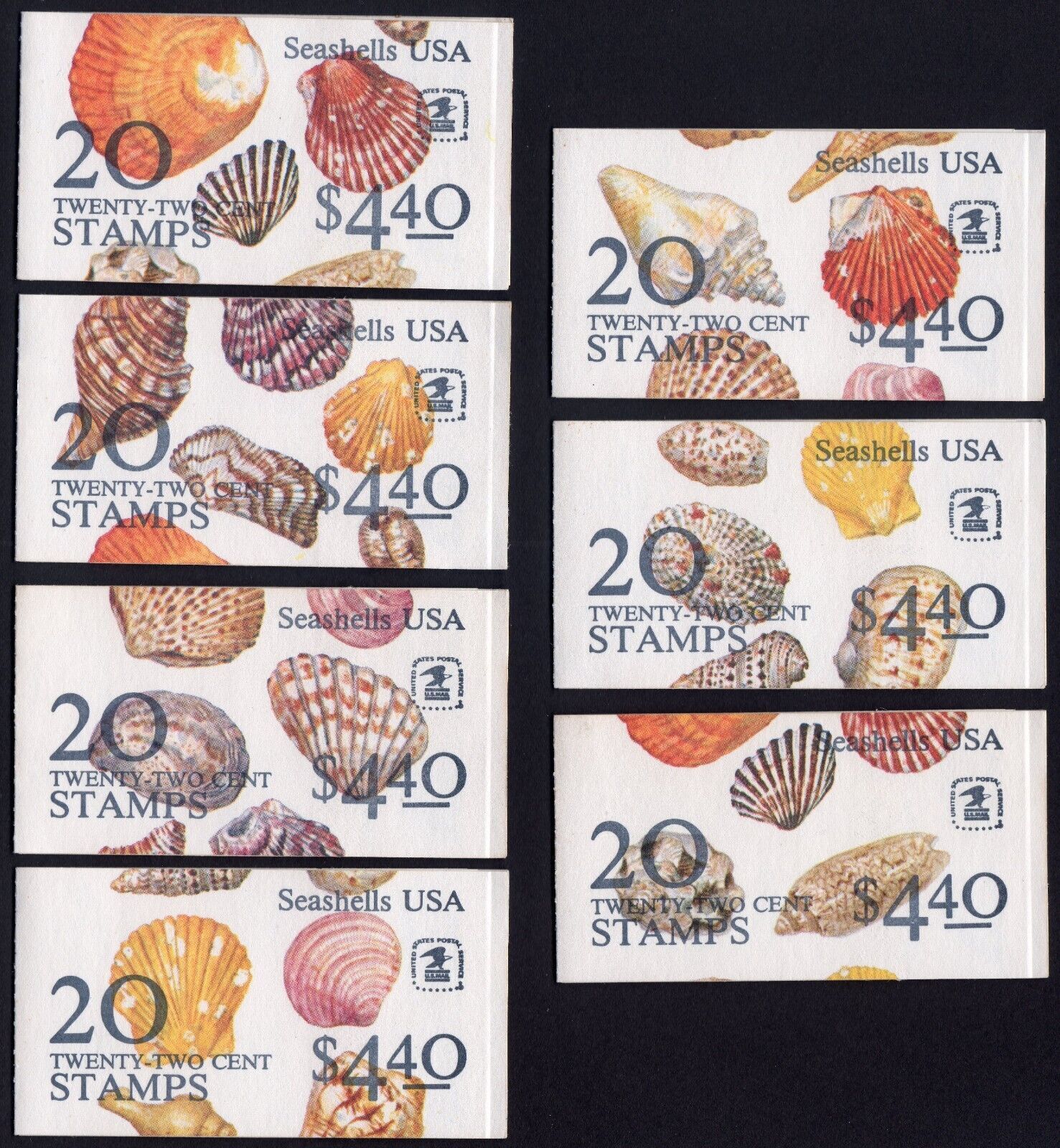 Scott #BK146 (2121a) Seashells All (7) Booklet of 20 Stamps - MNH ...