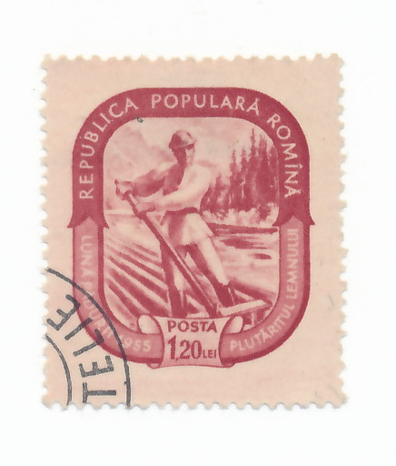 Romania 1955 - Scott 1018 used - Month of the Forest Logging | Europe ...