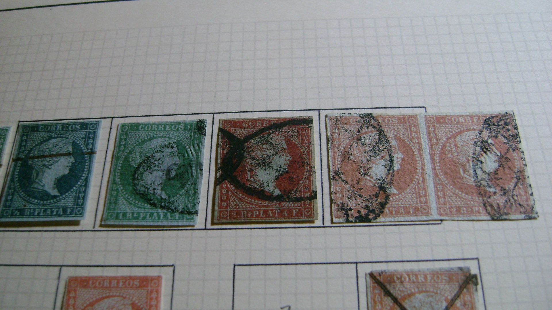 Cuba-1855-1856-Lot of 26 Stamps Used and Mh-Scott Catalogue Value ...