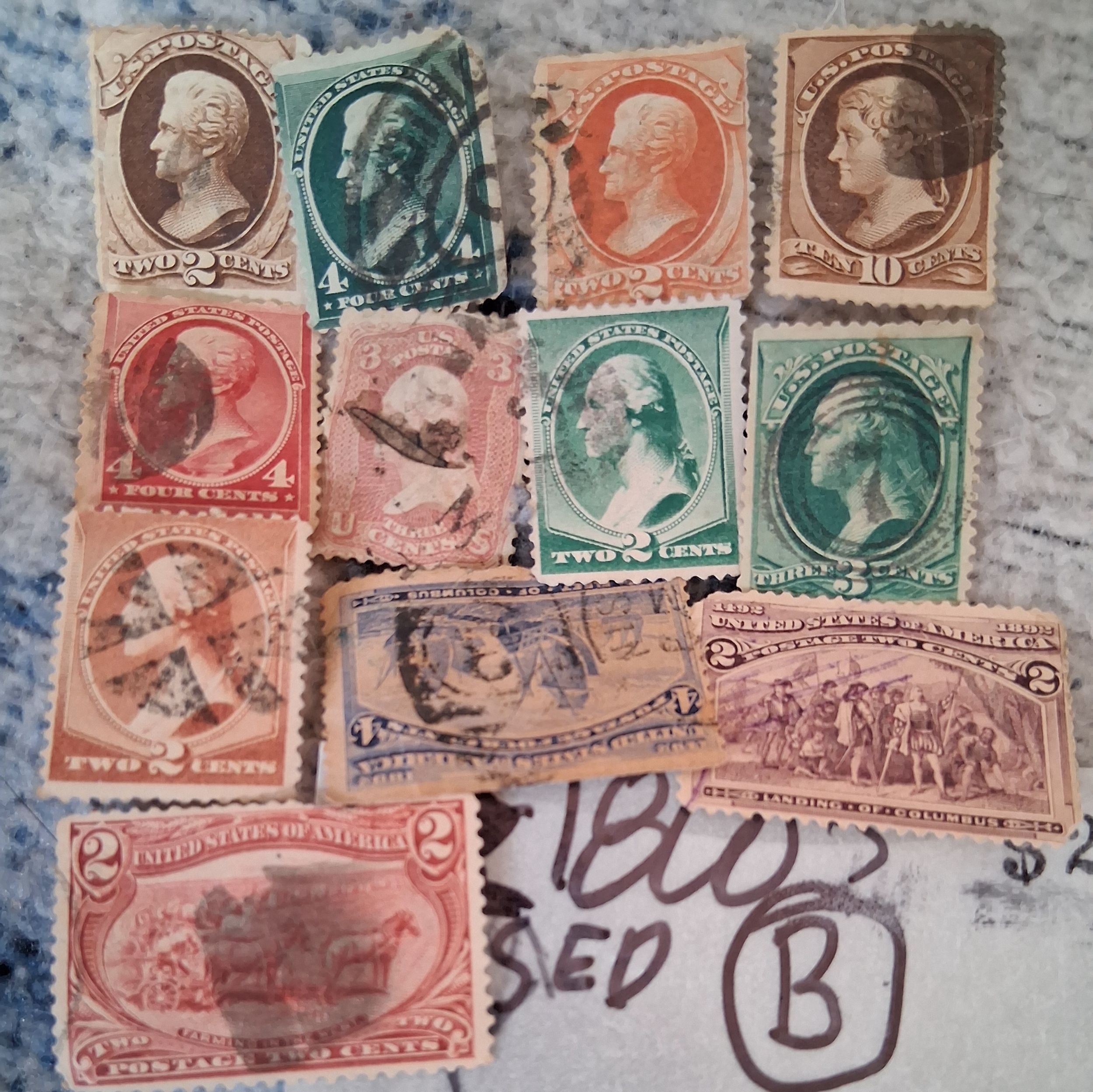 12: 1800s All Different! USA Used XF Extra-Fine. Lowest Price Anywhere ...
