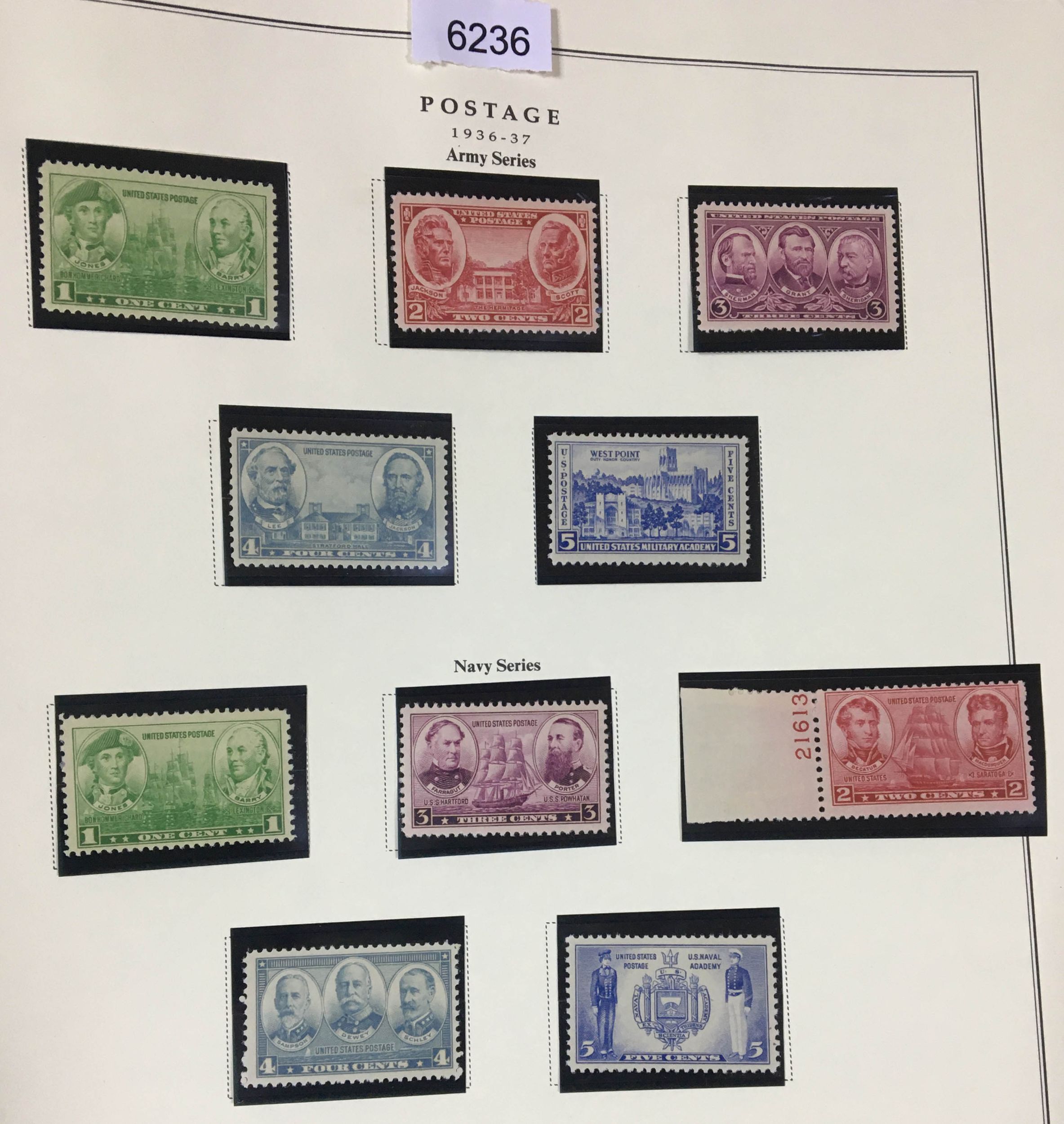 US Stamps #770/802 1936-1937 Collection Mint OG NH/H CV $ LOT #6236 ...
