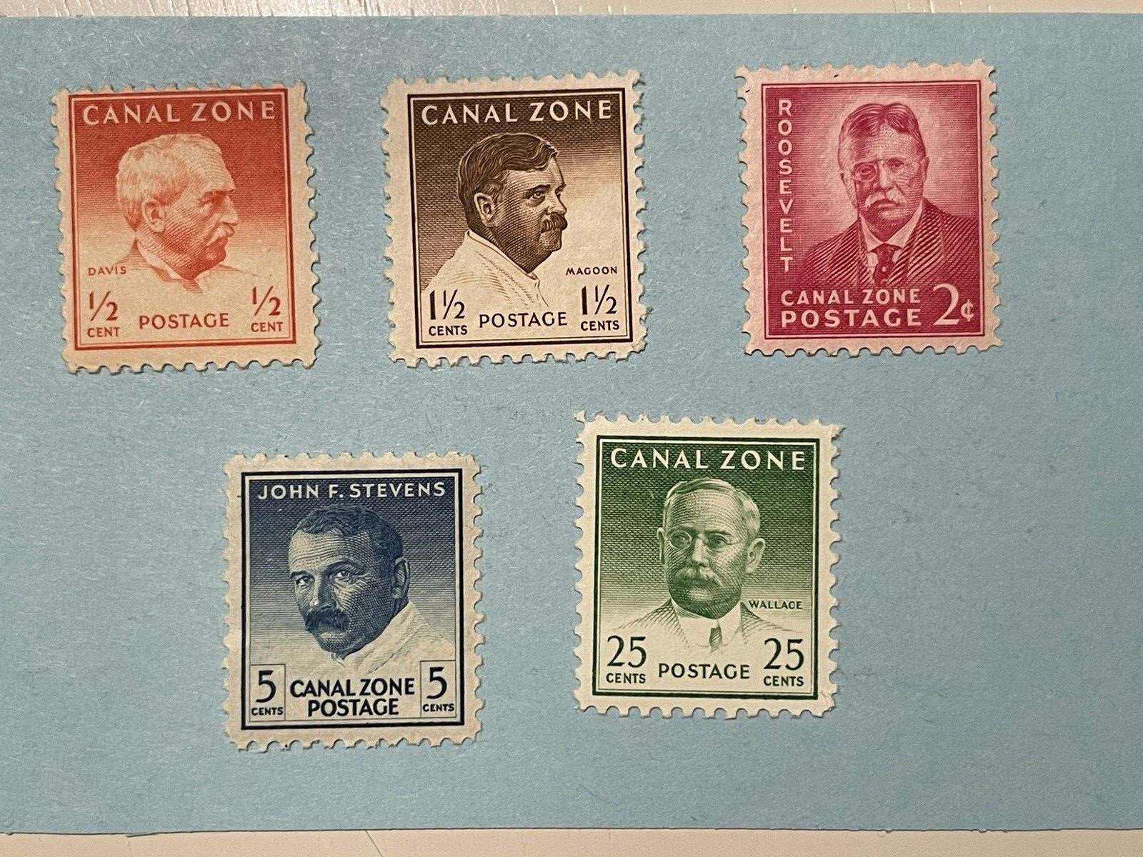 Canal Zone 136-140 Mint Hinged Set US Possessions KSPhilatelics (136 ...