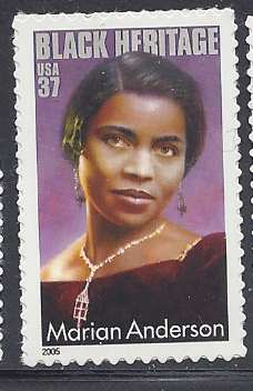 Catalog # 3896 Mariam Anderson Black Heritage Singer Single 37 cent ...