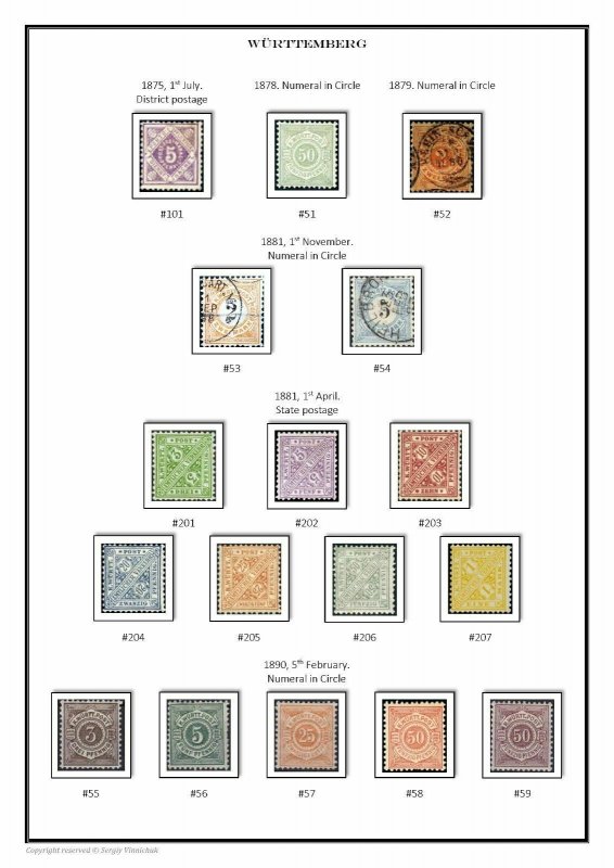 States and provinces 1849-1949 (5 albums) PDF STAMP ALBUM PAGES ...