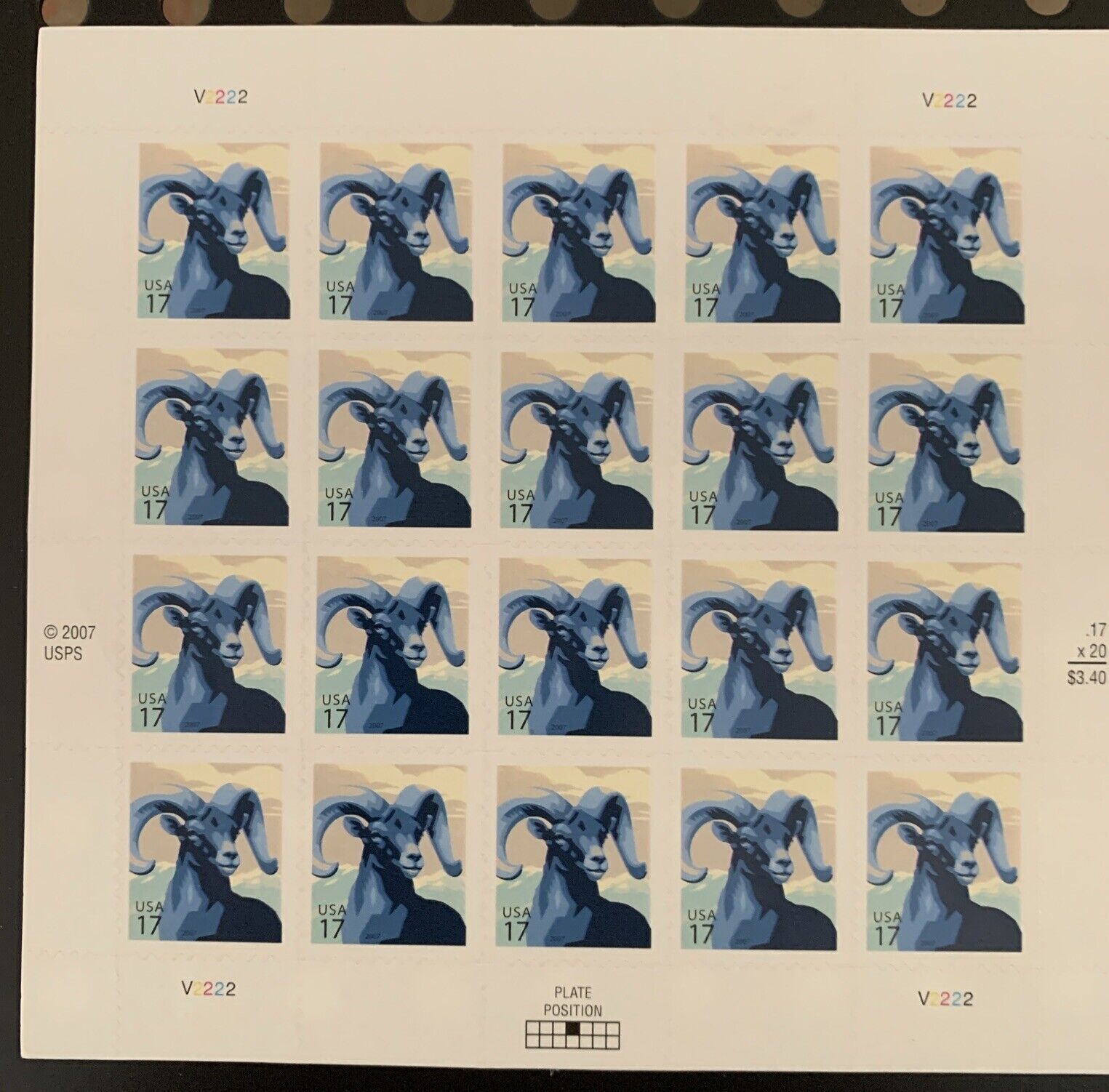 4138 US Mint Sheet MNH VF SC#4138 Ram | United States, General Issue ...