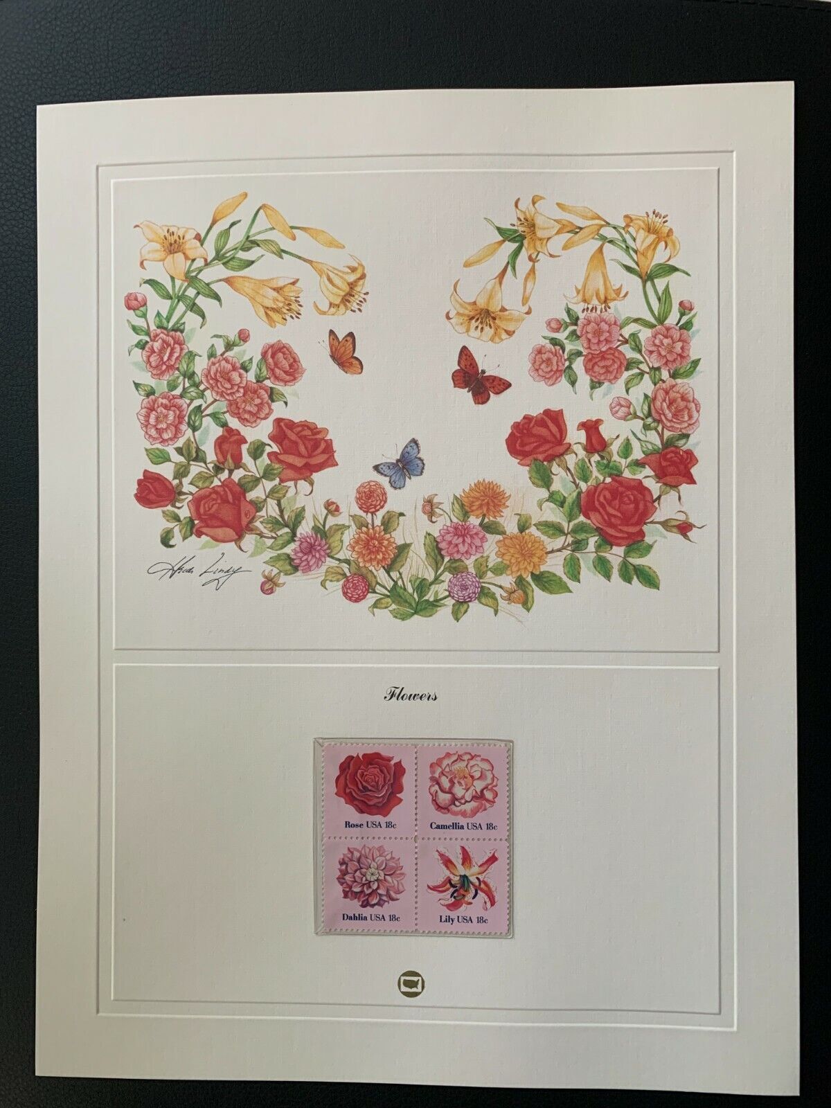 Scott 1876-79 - Flowers - Usps Commemorative Stamp Panel | United ...