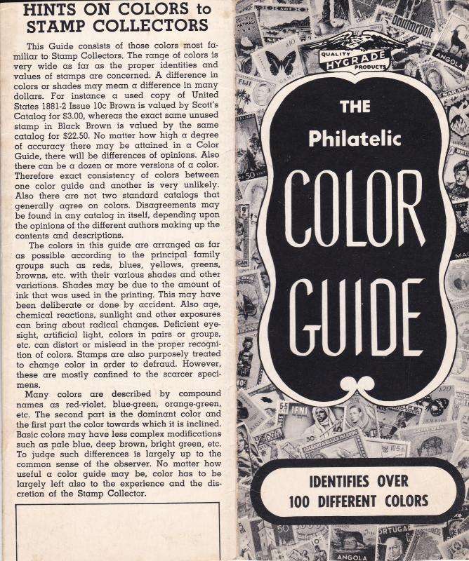 Philatelic Color Guide | Publications & Supplies - Accessories, Stamp ...