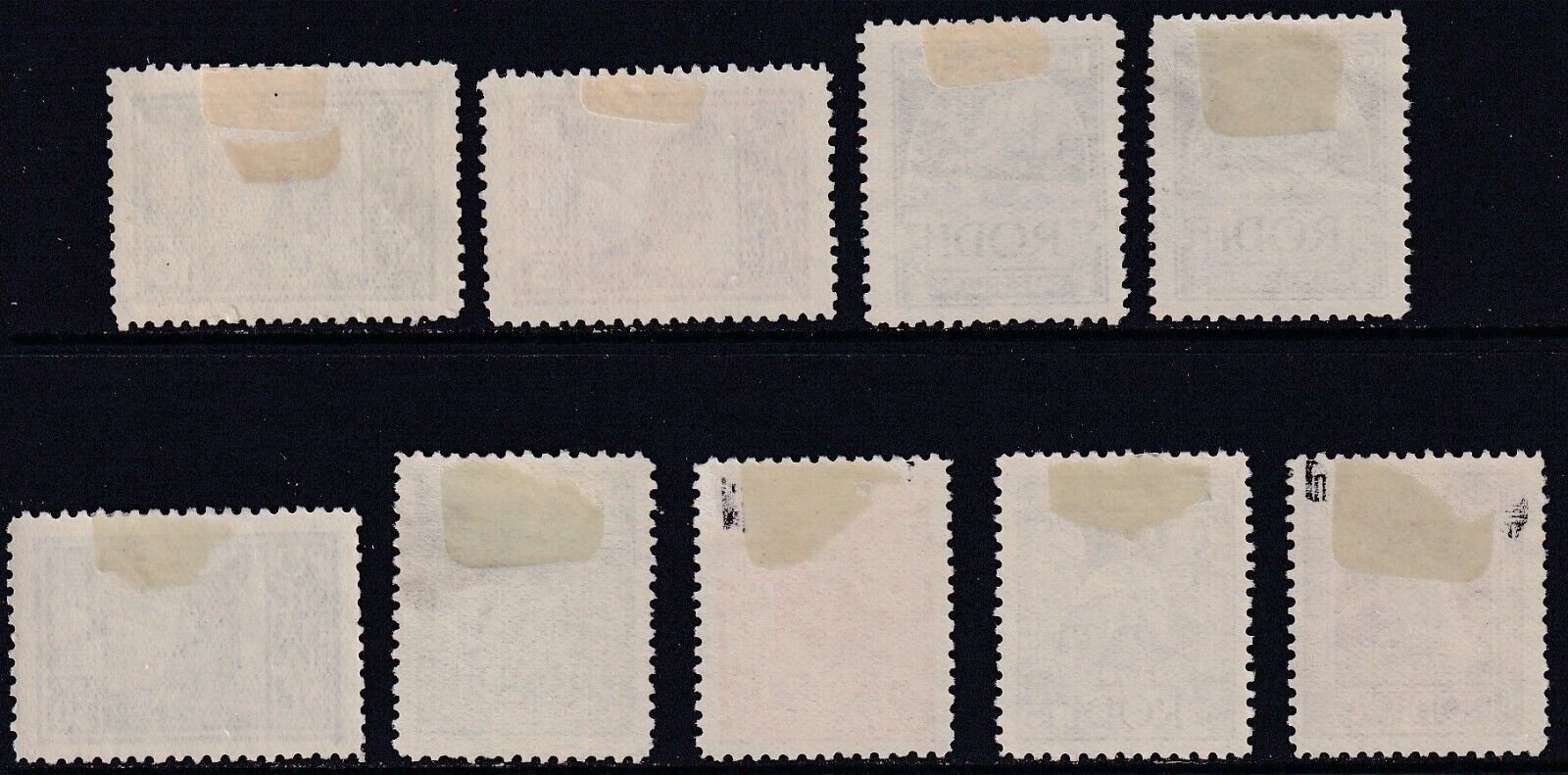 Sc# 15 / 23 Rhodes 1929 King & Queen Aegean Islands Rodi full set MMH ...