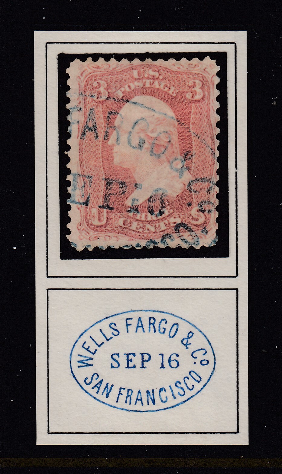 US #65 with WELLS FARGO Cancel - NICE!!! | United States, General Issue ...