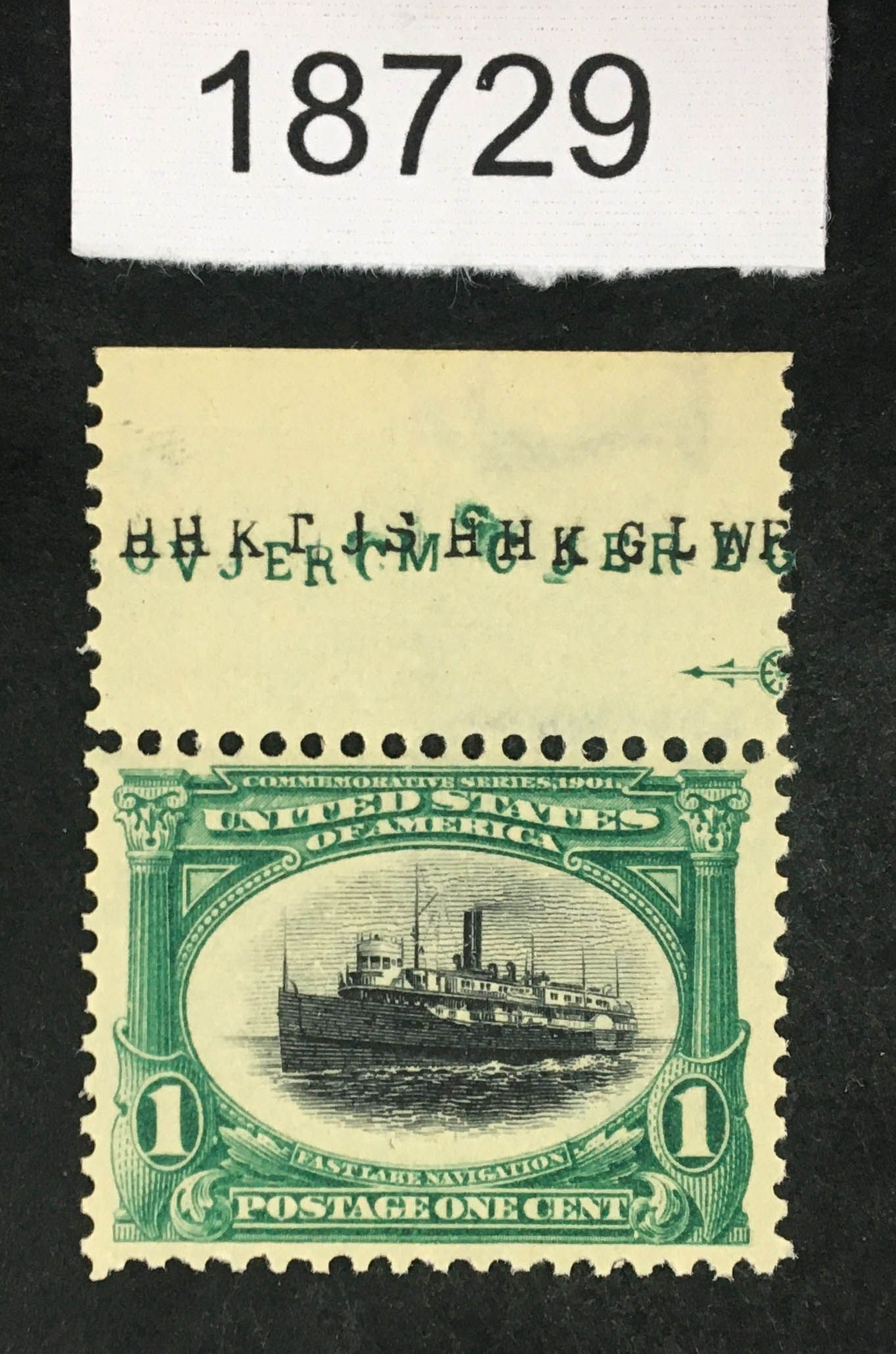 US Stamps # 294 VAR Slow Ship Mint OG NH VF $40 LOT #18729 | United ...