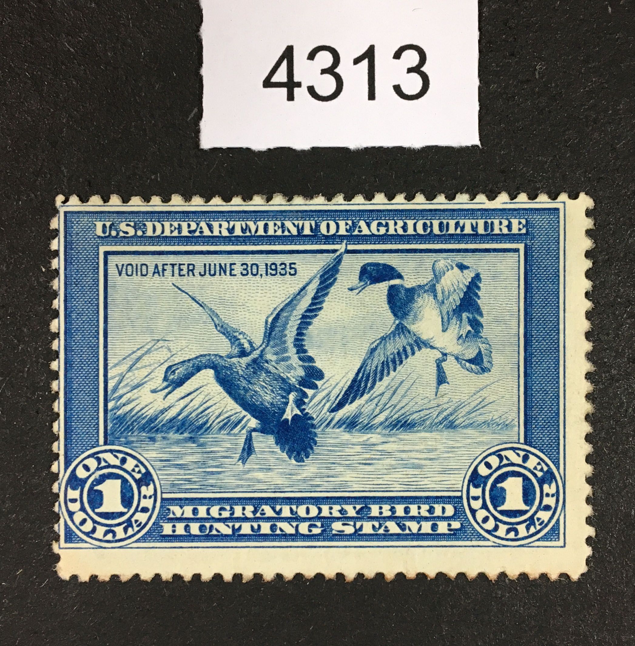 US Stamps # RW1 Mint OG LH $300 LOT #I 4313 | United States, Duck ...