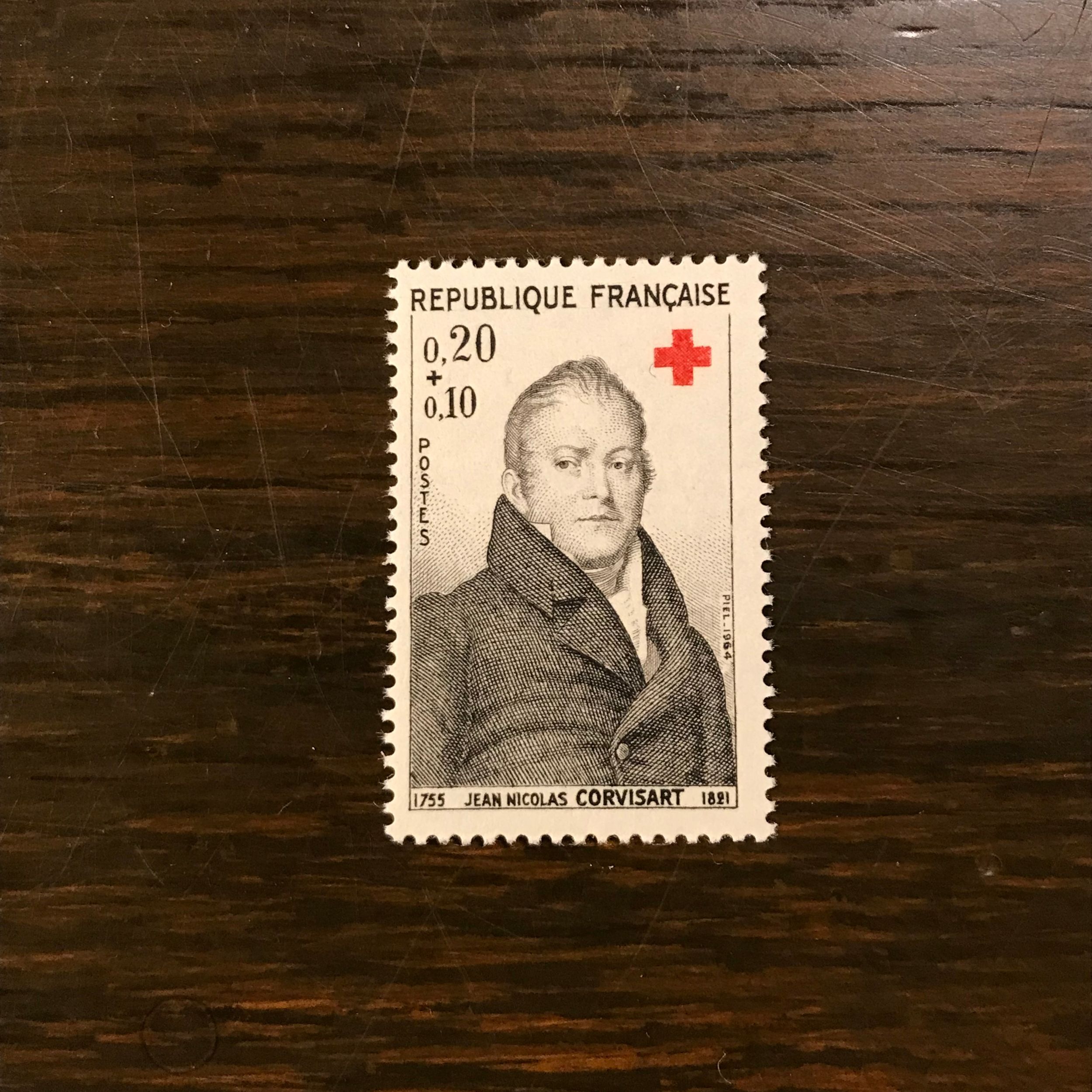 France SC B385 MNH -20¢+10¢ Semi-Postal, Jean Nicolas Corvisart (1 ...