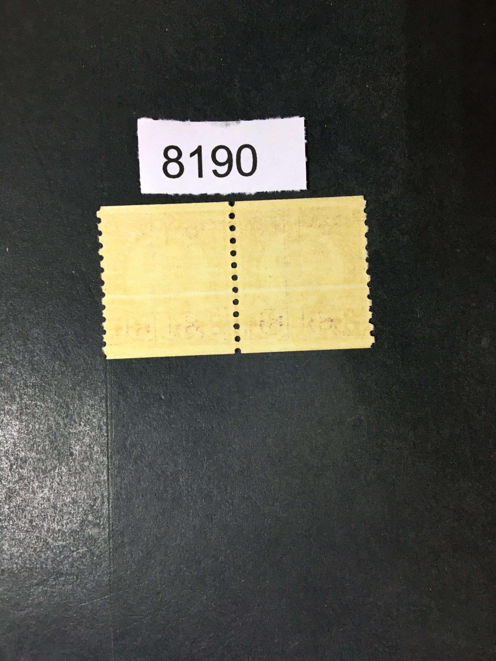 US Stamps # 600 Line Pair Mint OG NH XF CV. $60 LOT #8190 | United ...