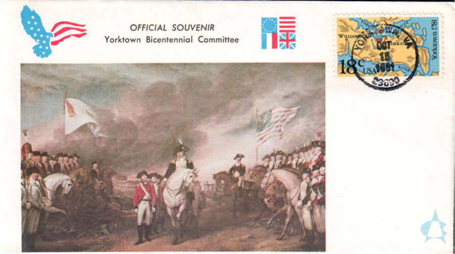 #1937 Battle of Yorktown Andrews FDC | United States, General Issue ...