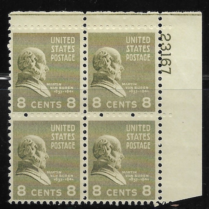 United States - Scott #818 Plate Block -VF- (NH) - 13c - Plate Block of ...