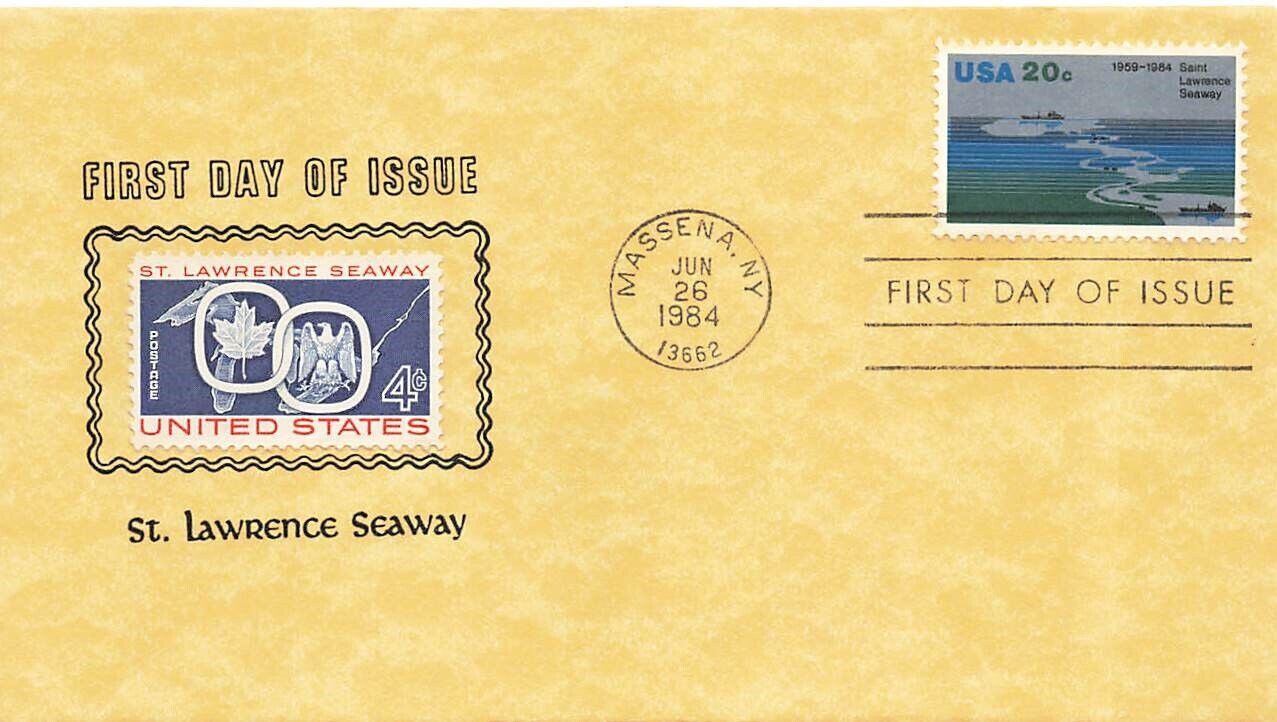 2091 20c SAINT LAWRENCE SEAWAY - G. Alexander combo cachet #2 | United ...