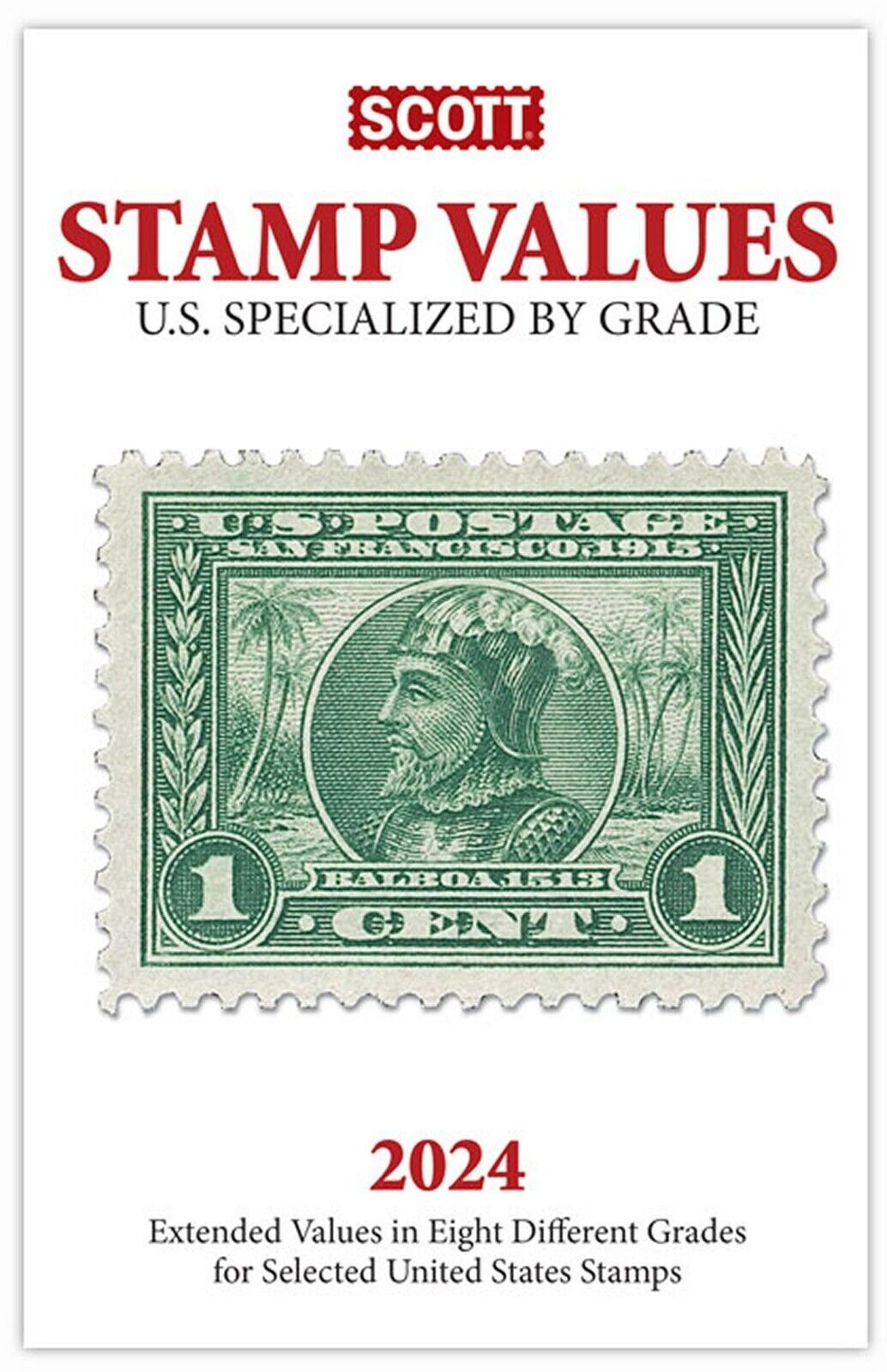 Scott Catalog Stamp Values US Specialized by Grade 2024 - Reference ...