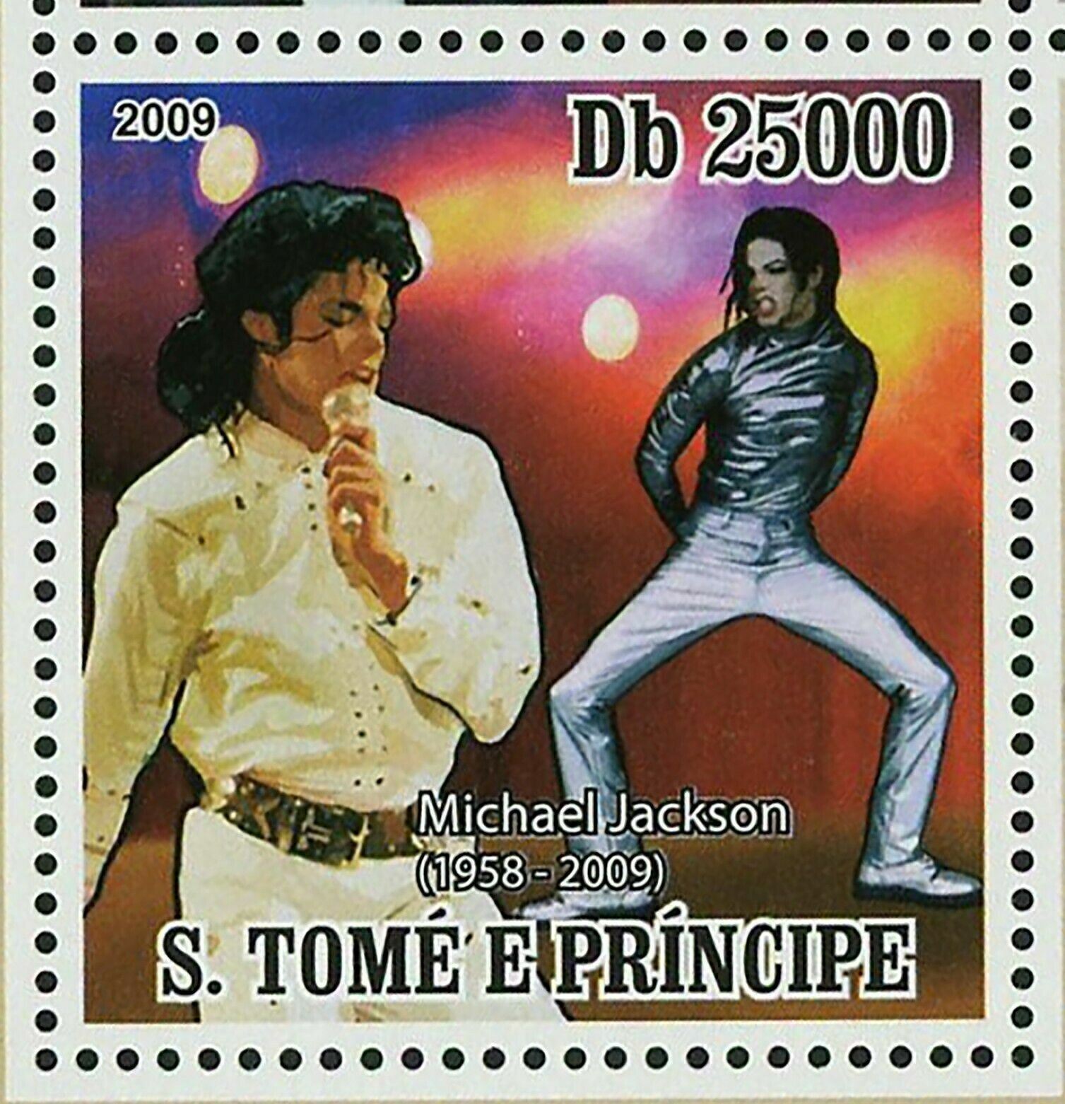 Michael Jackson Stamp Tribute Pop Music Artist Legend S/S MNH #4165 ...