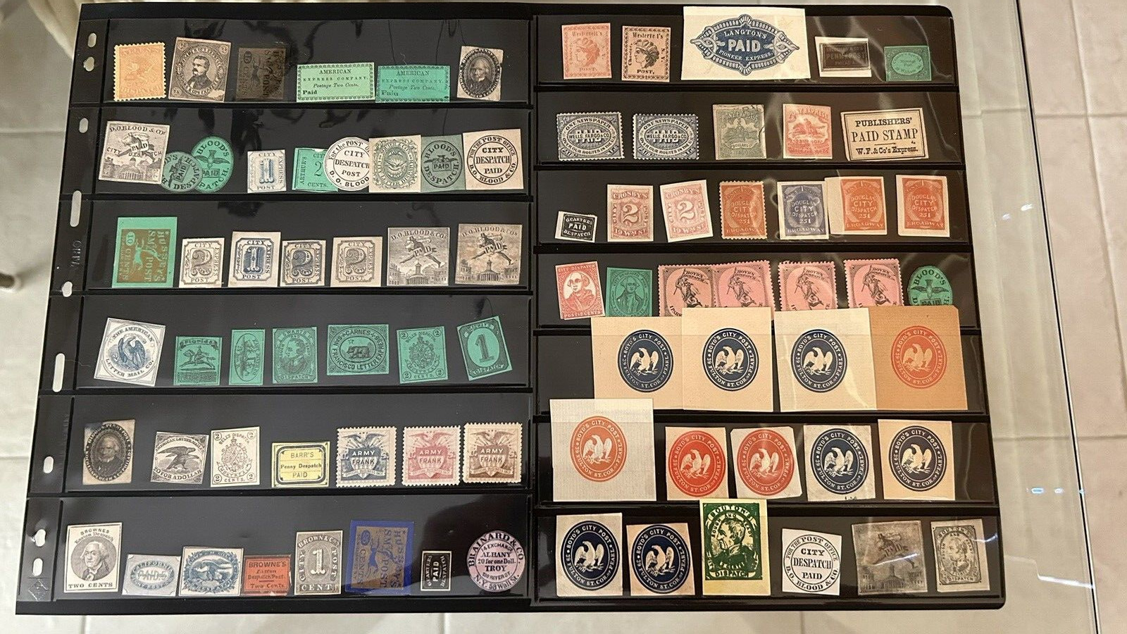 Locals and Carriers' Forgery, Bogus & Genuine LOT of 1700+ Stamps ...