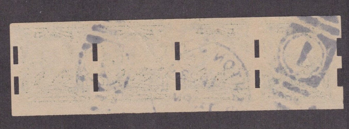 US Stamps #314 1c Schermack Type III Strip of 4, Used, High Catalog ...