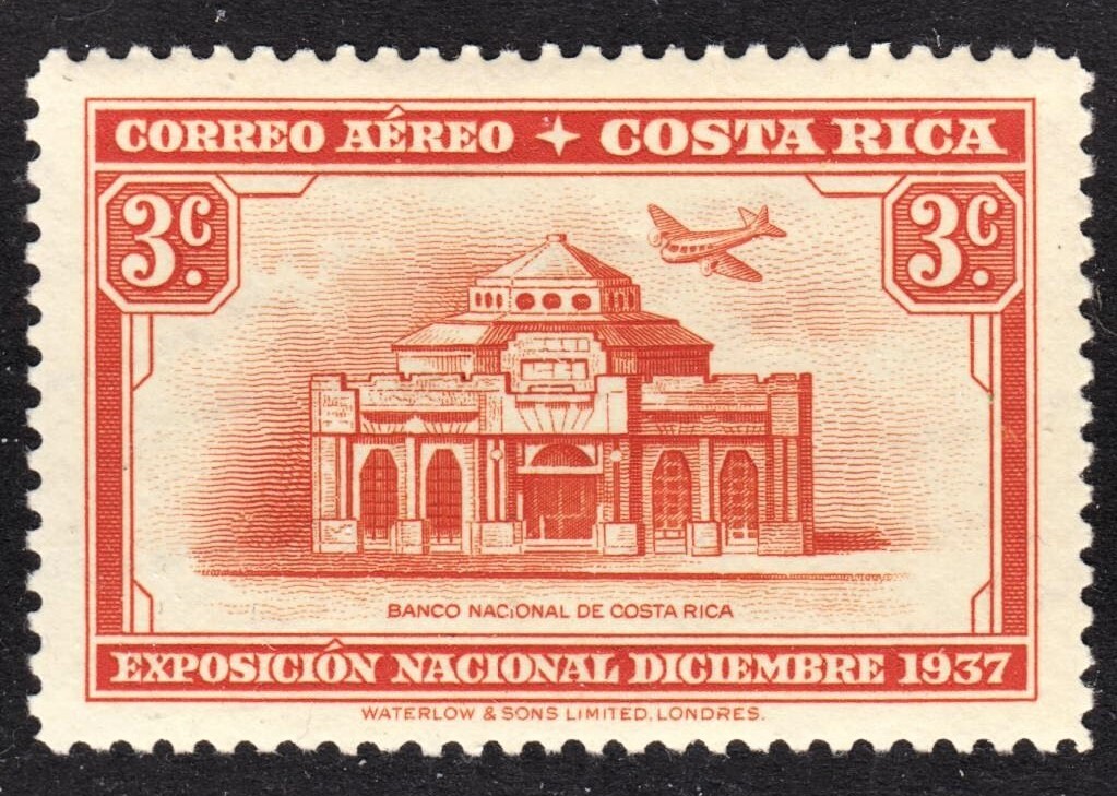 Costa Rica Scott C36 VF mint OG NH. FREE... | Central & South America ...