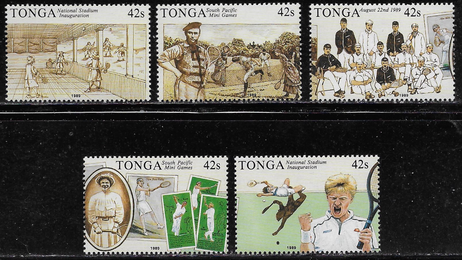 Tonga Scott #'s 719a-e MNH | Australia & Oceania - Tonga, General Issue ...