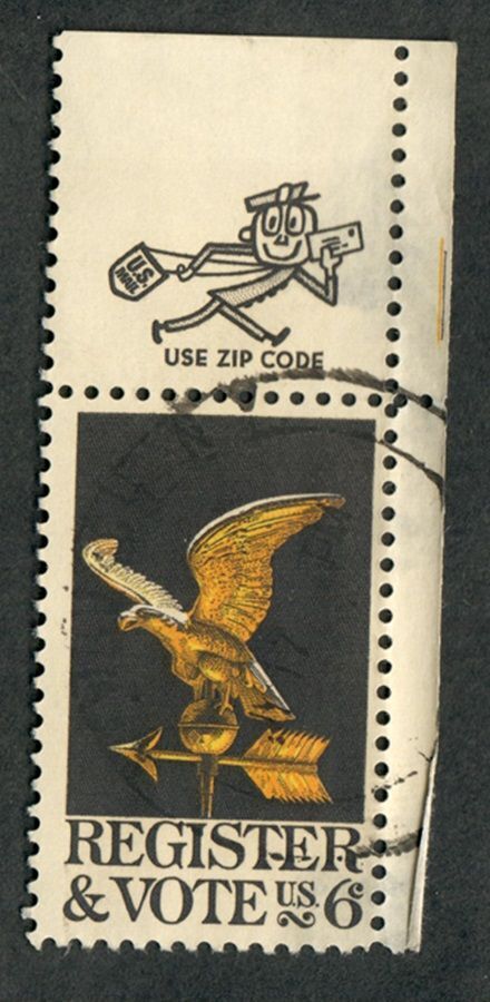 1344 Used zip Code single | United States, General Issue Stamp / HipStamp