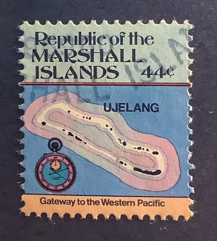 Marshall islands 1985 Scott 48 used- 44c, Maps and Navigation, map of ...