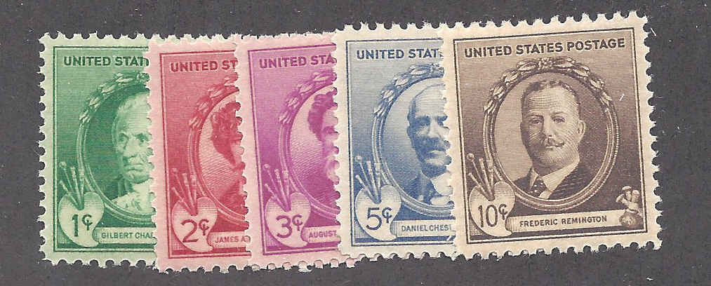 884-888 Mint,OG,NH... SCV $3.05 | United States, General Issue Stamp ...