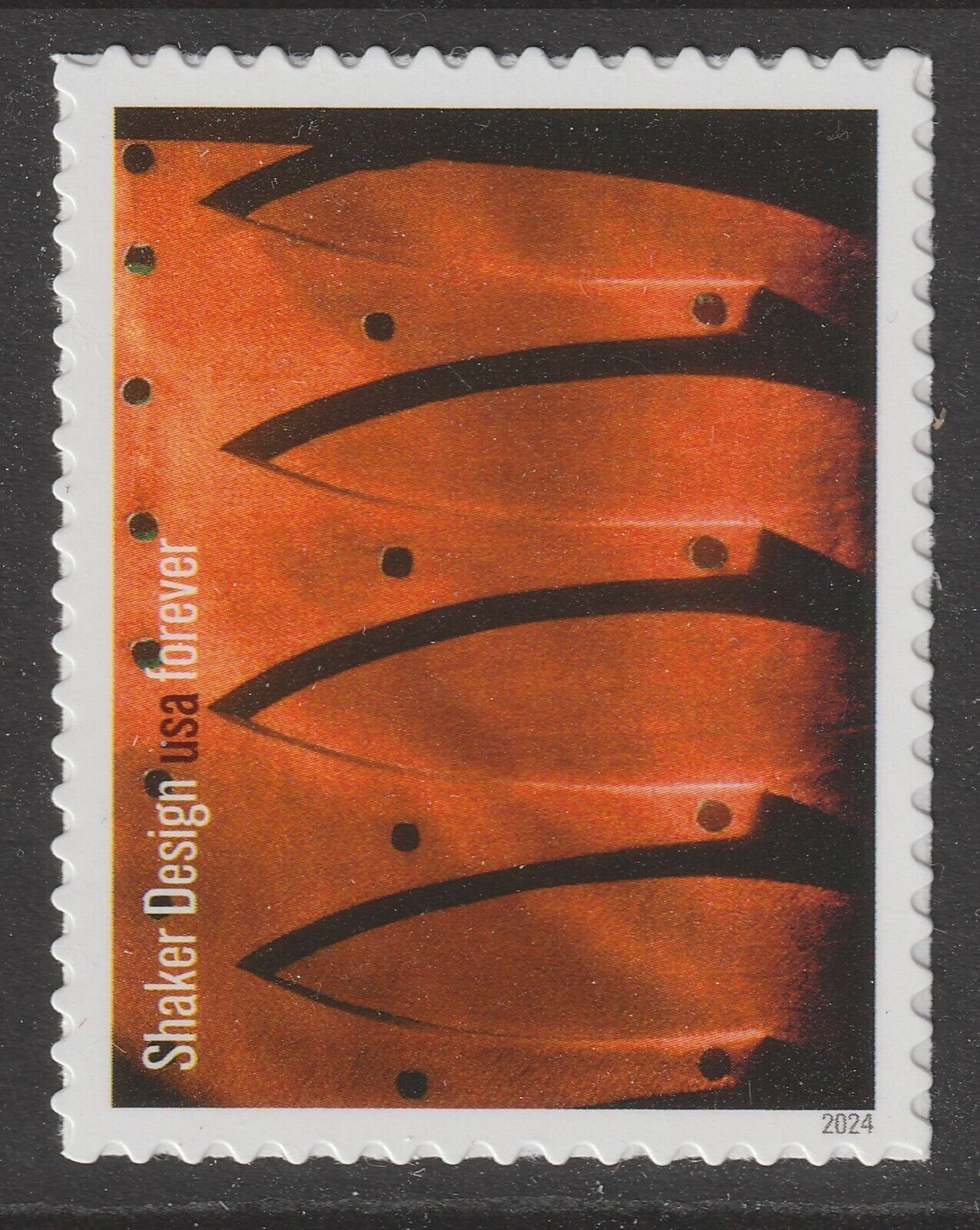 US 5896h Shaker Design Wood F single MNH 2024 | United States, General ...