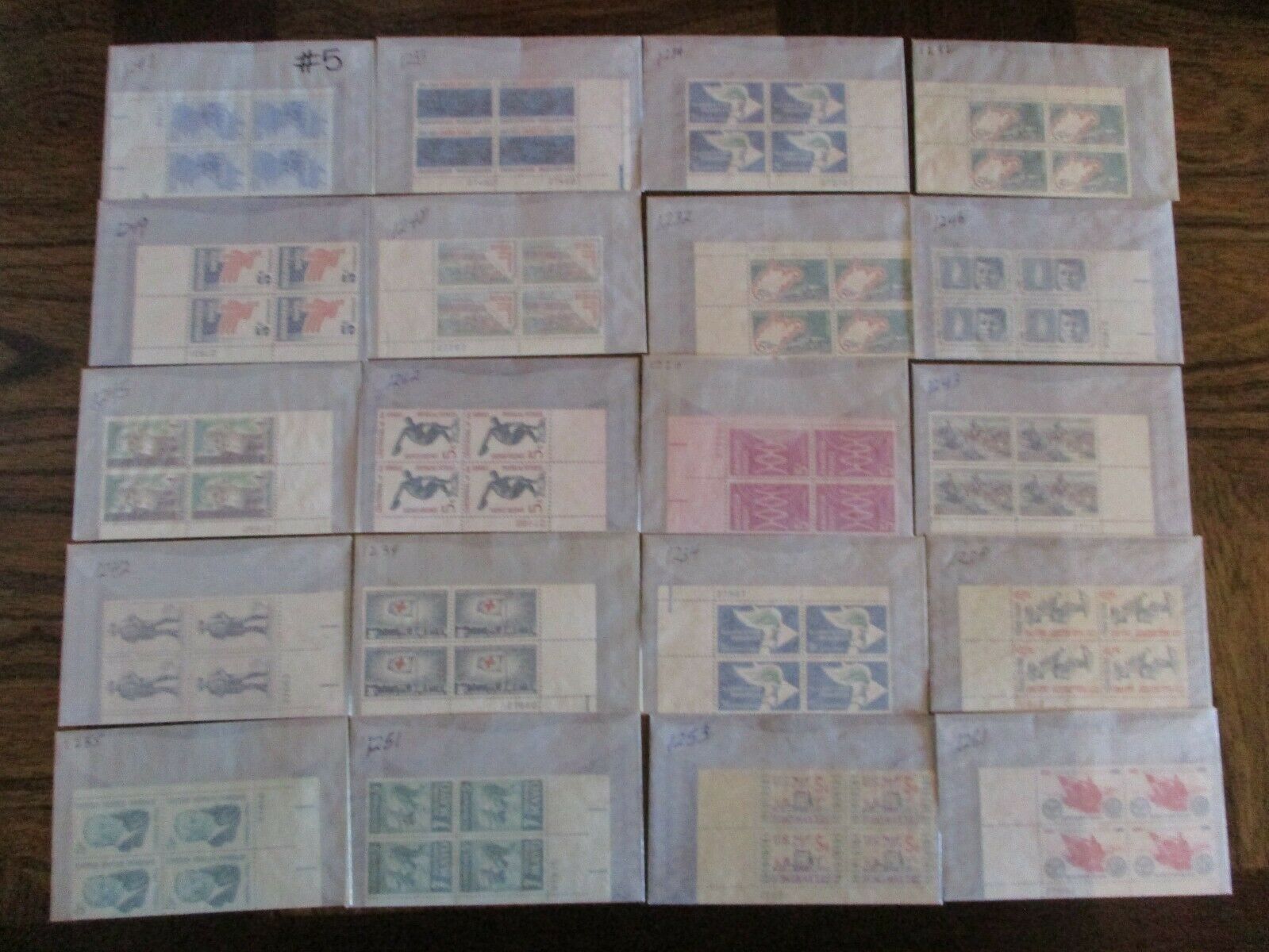 US Plate Block Lot #5 Mint Never Hinged (L7M9) | United States, Stamp ...