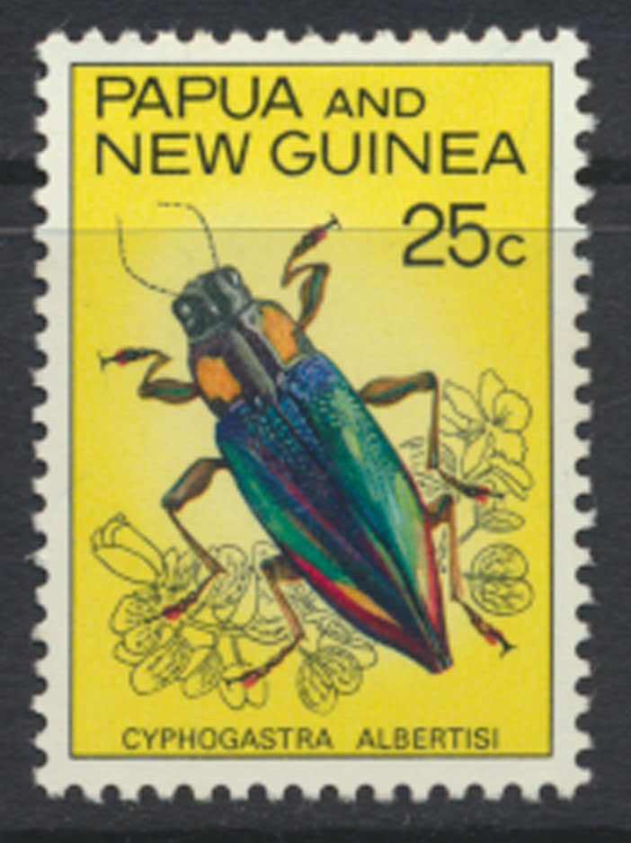 Papua New Guinea SG 112 SC# 240 MH Fauna Beetles see details & scans ...