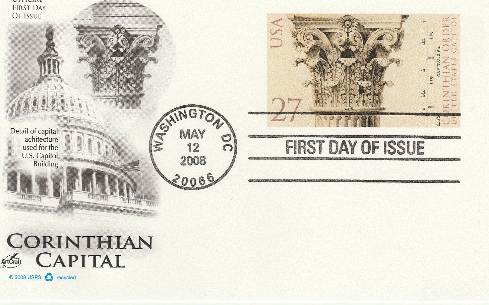 Scott# UX534 US Postal Card FDC Artcraft | United States, Postal Cards ...