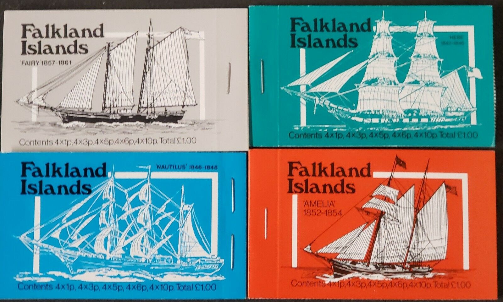 Falkland Islands Ship, Queen Elizabeth, Insects Booklets / HipStamp