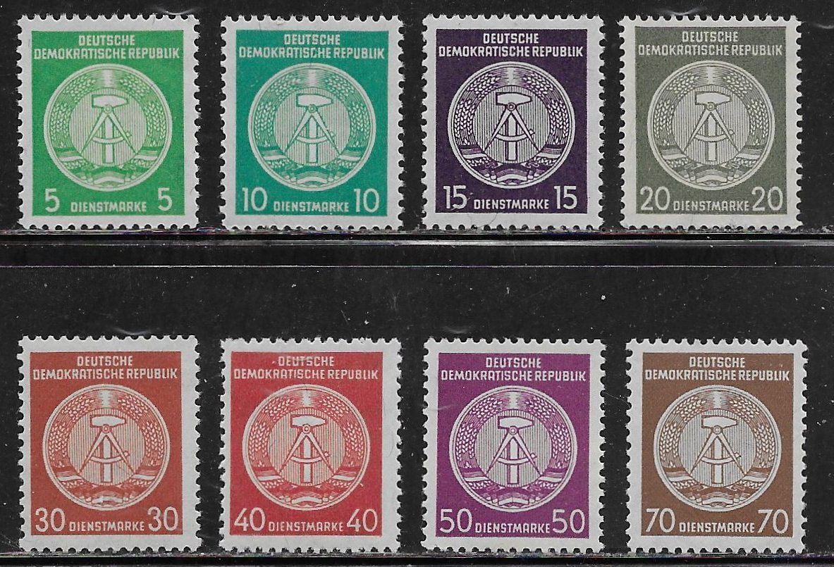 Germany GDR Scott # O37 - O43 MH | Europe - Germany & Colonies ...