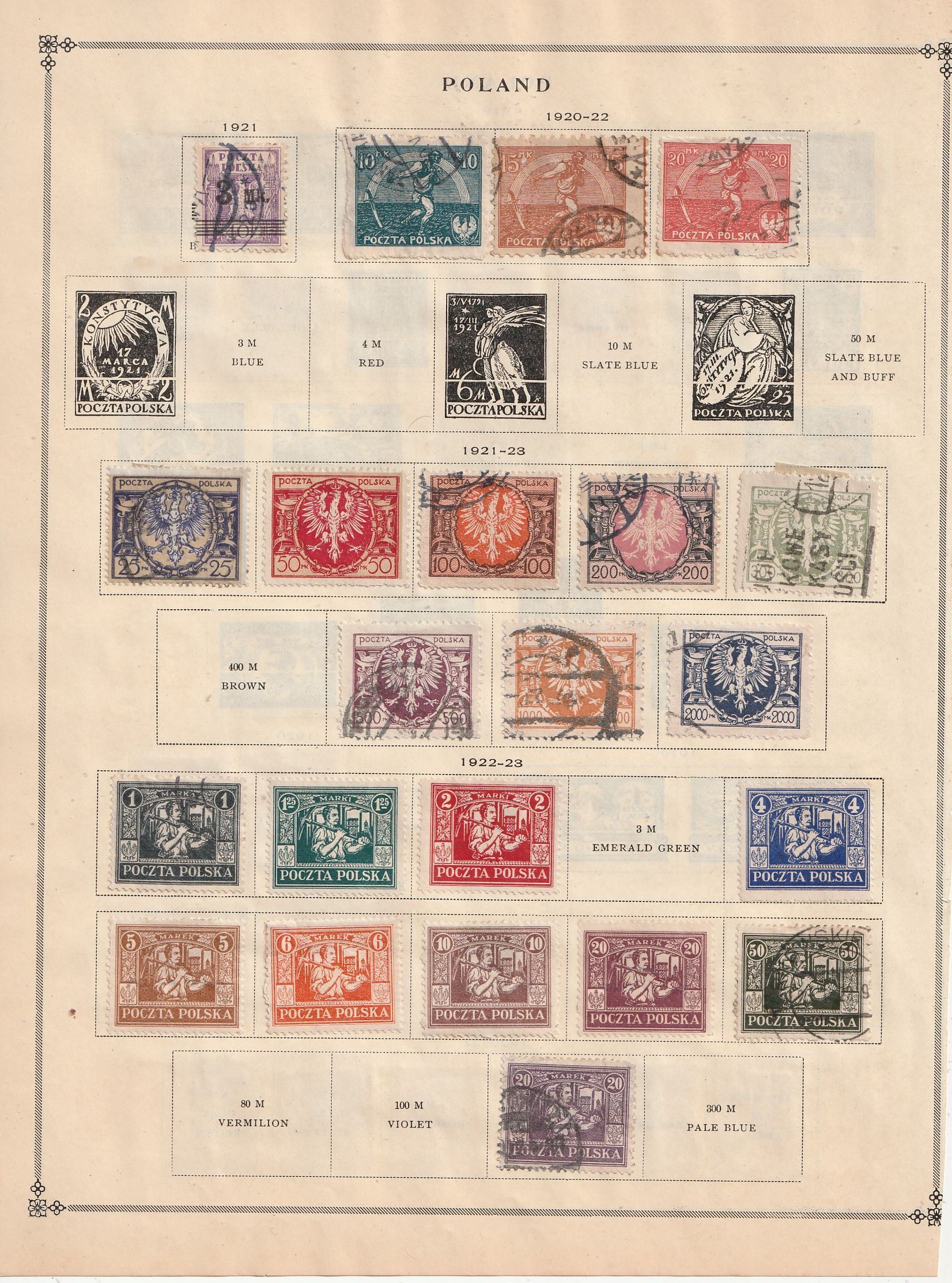 Poland Collection - 12 Scans, All the stamps are in the scans. | Europe ...