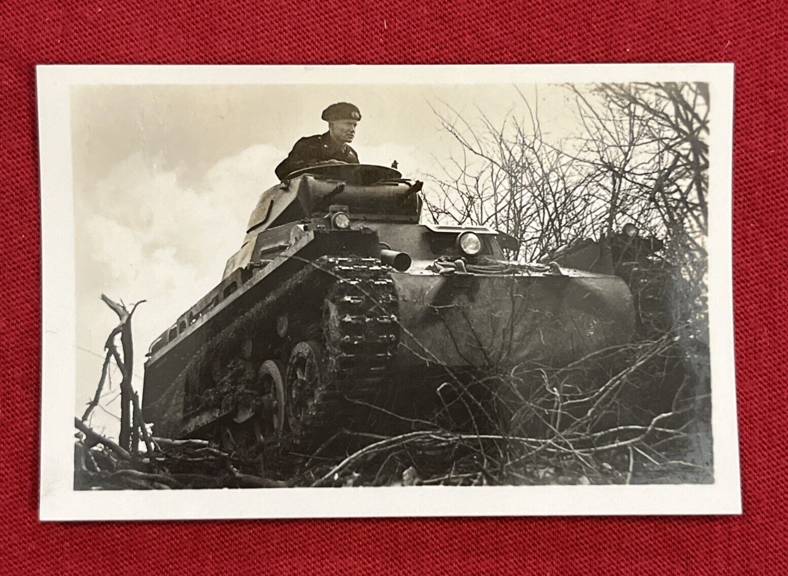 Soldier Driving Panzer Tank WW2 WWII German Third Reich War photo ...