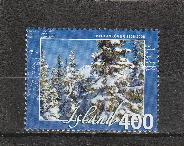 Iceland Scott# 1154 MNH (2008 Forestry in Vaglaskogur) | Europe ...