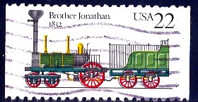Locomotive, Brother Jonathan 1832, USA stamp SC#2365 used | United ...