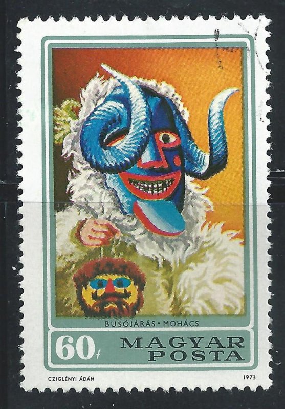 Hungary #2212 60f Busho Mask - CTO HR | Europe - Hungary, General Issue Stamp / HipStamp